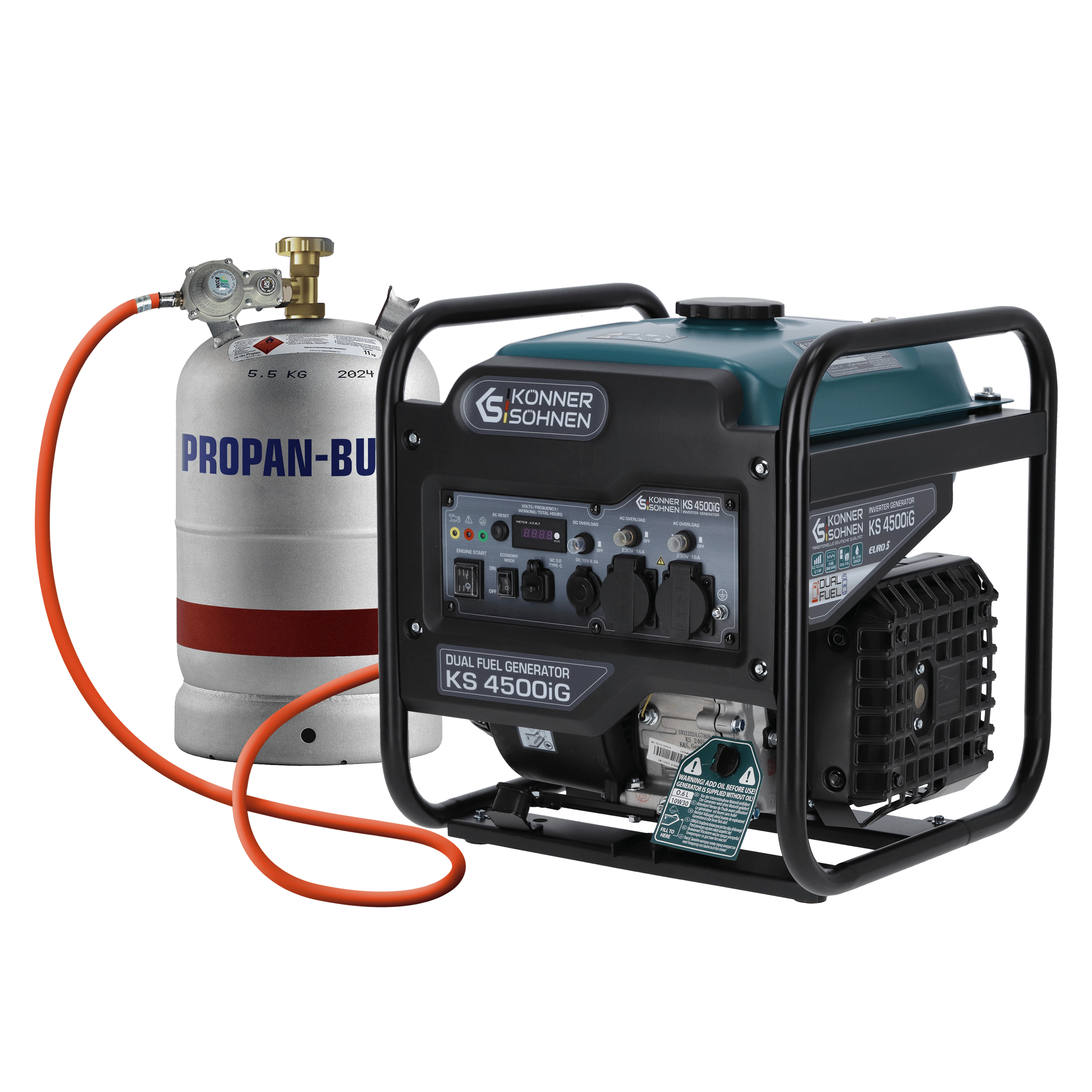 Dual Fuel Inverter Generator KS 4500iG - Koop online in Nederland ...